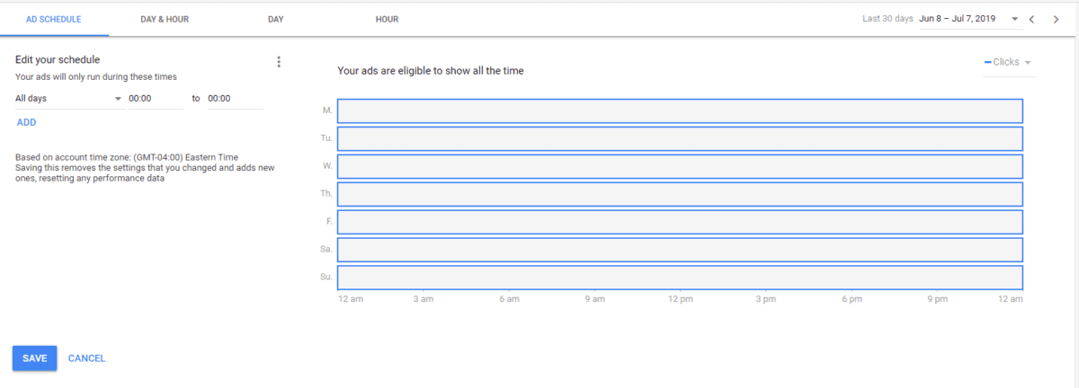 How To Use Google Ads Ad Schedules Effectively - Ten Thousand Foot View