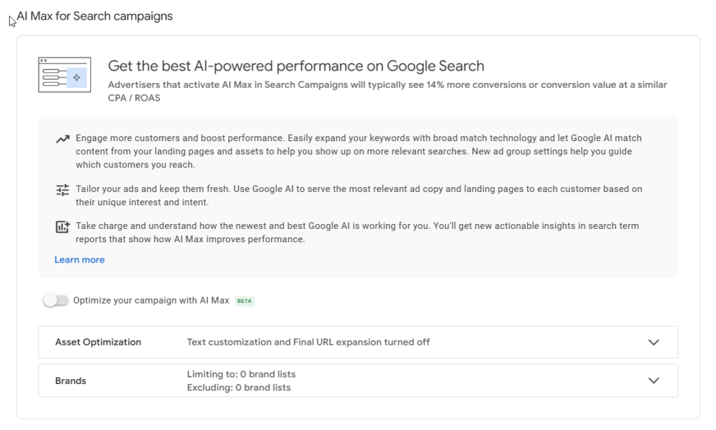 What to Do About Google's AI Max? - Ten Thousand Foot View