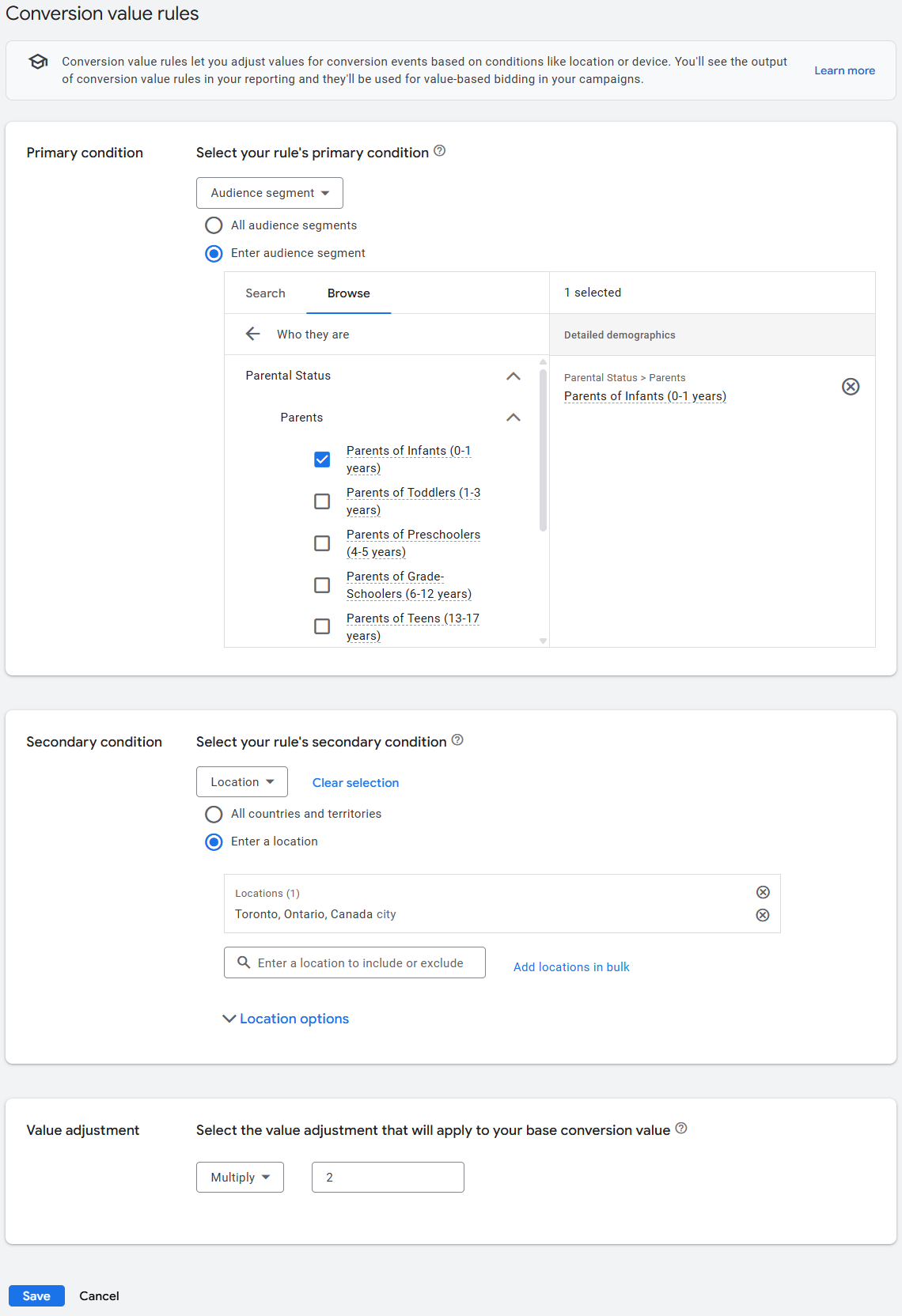 Hidden Gold in Google Ads Value Rules - Ten Thousand Foot View